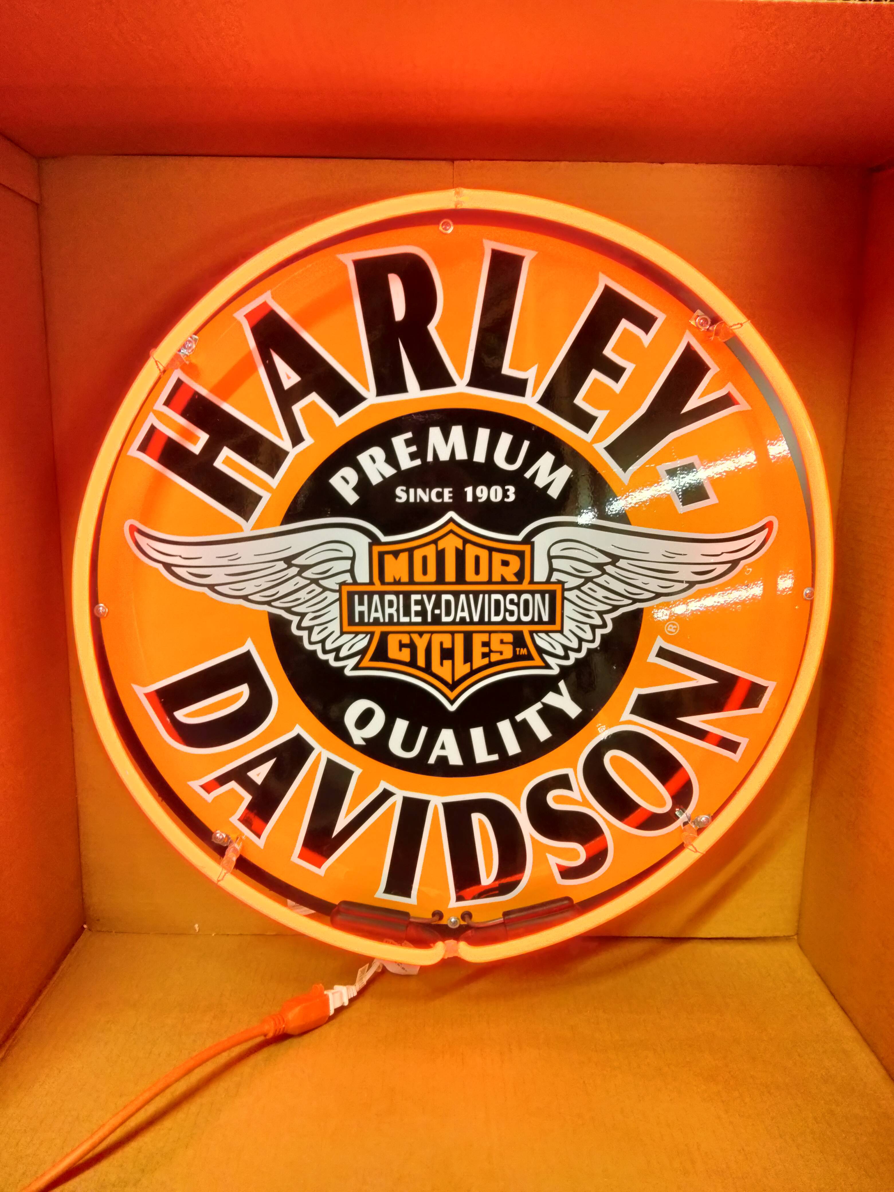Harley Davidson Neon Sign / Harley Davidson Neons / Harley Signs ...