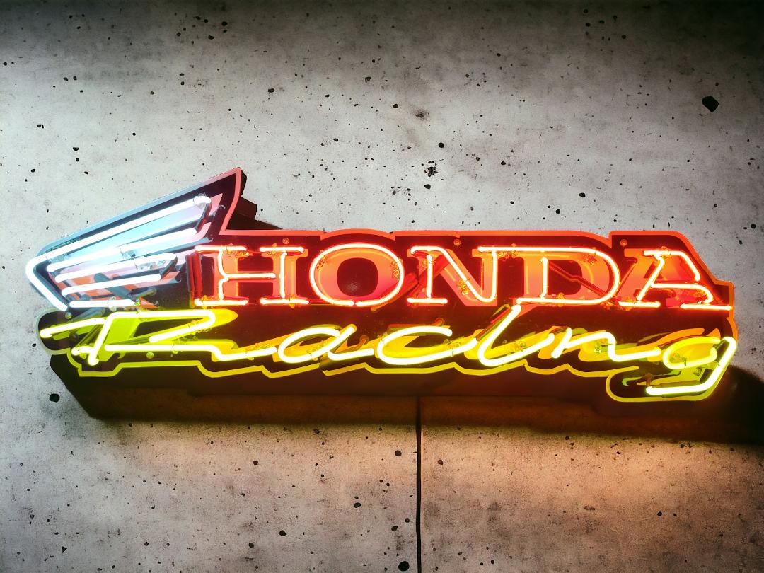 Honda Racing Custom Neon Sign / Honda Trail Riding Neon Signs / Race Quad