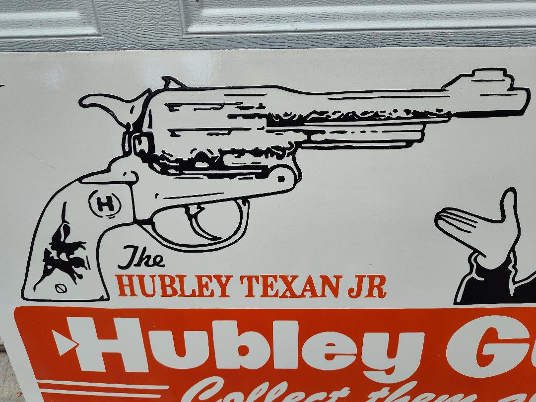 Hubley Guns Porcelain Sign