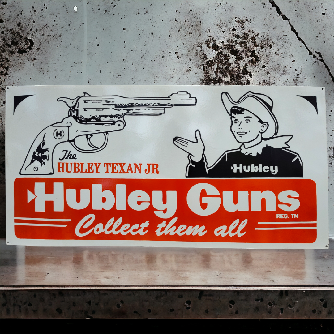 Hubley Guns Porcelain Sign