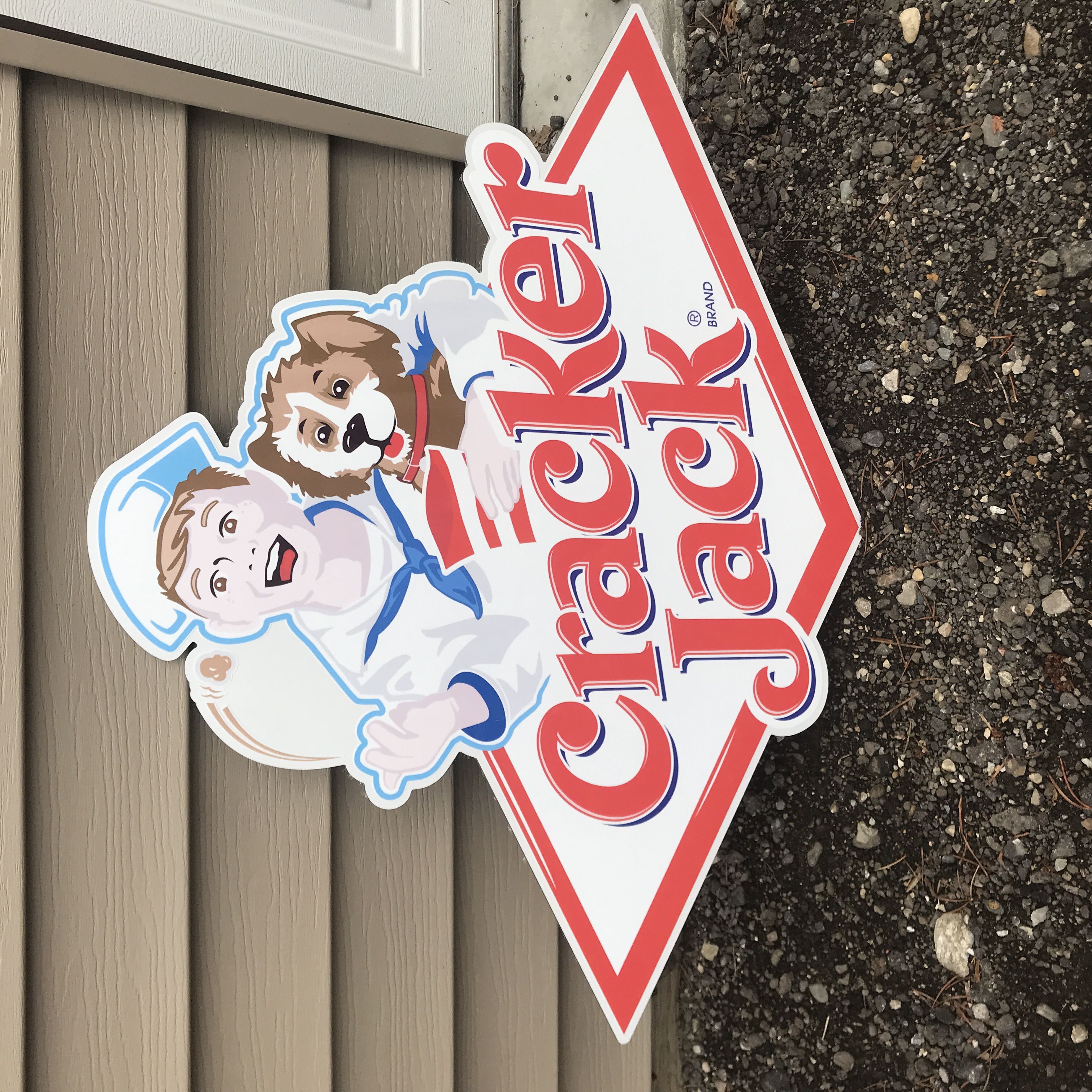 Cracker Jack Sign / Popcorn Sign / Popcorn Advertising Signs / Bar ...