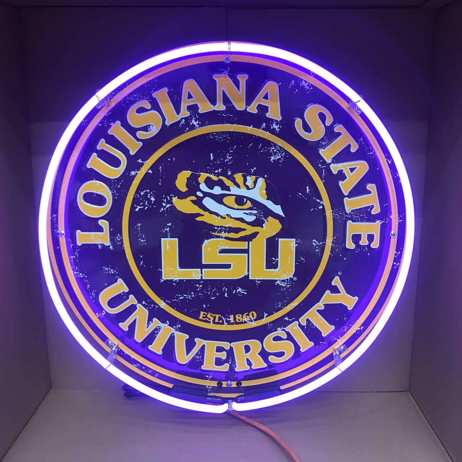 Licensed Louisiana State University Tigers Neon Sign / LSU Signs