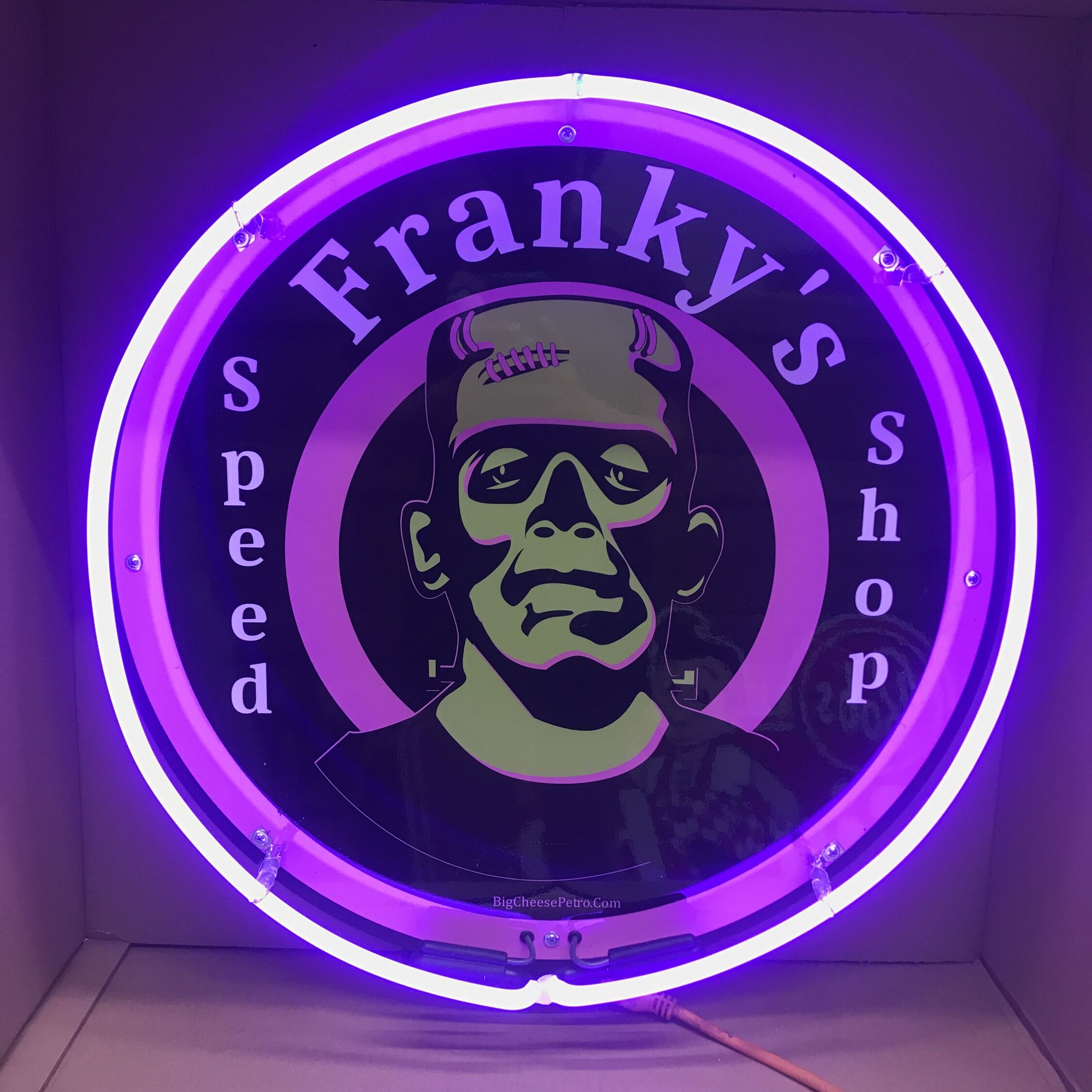 Franky's Neon Sign / Frankenstein Signs / Frankys Speed Shop Neon