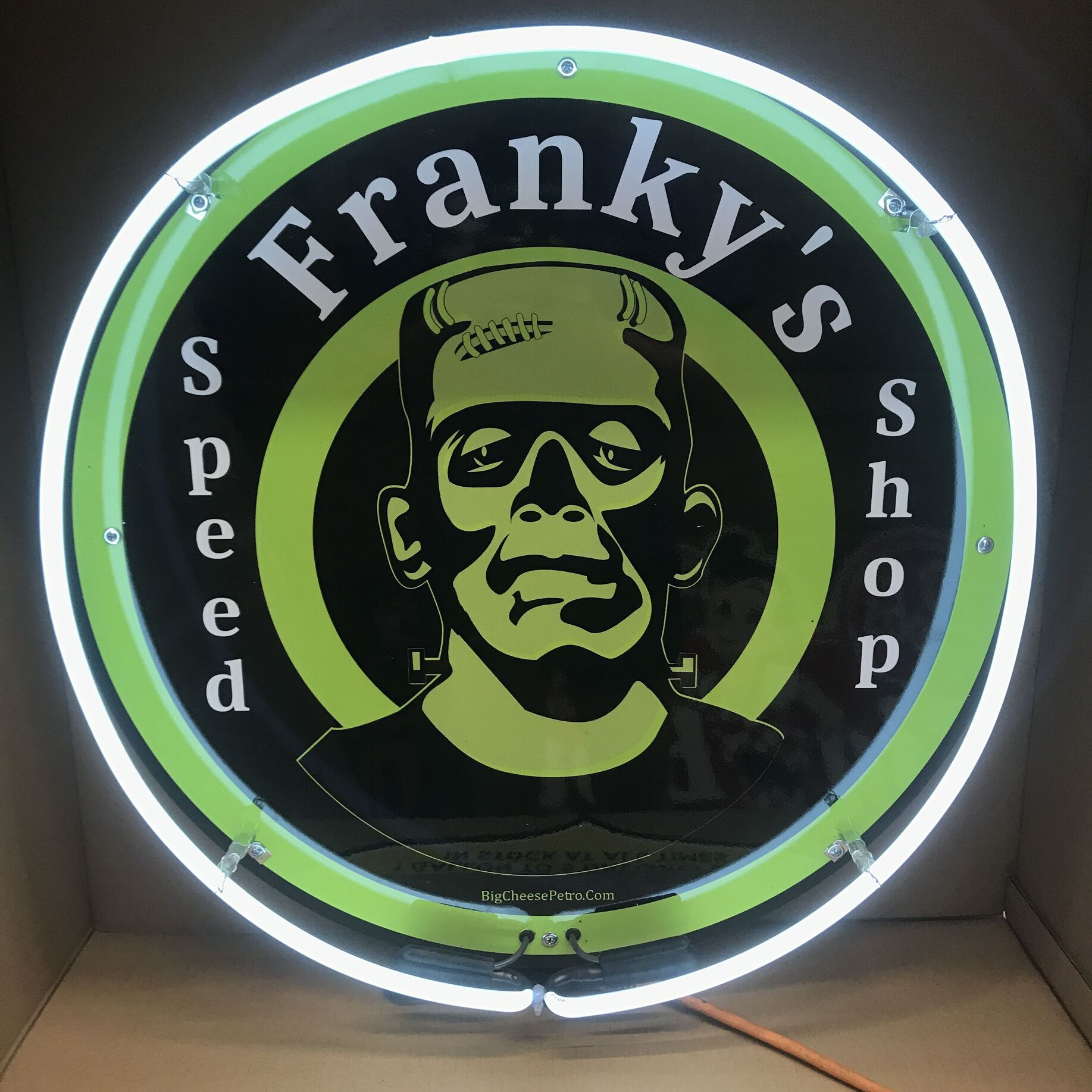Franky's Neon Sign / Frankenstein Signs / Frankys Speed Shop