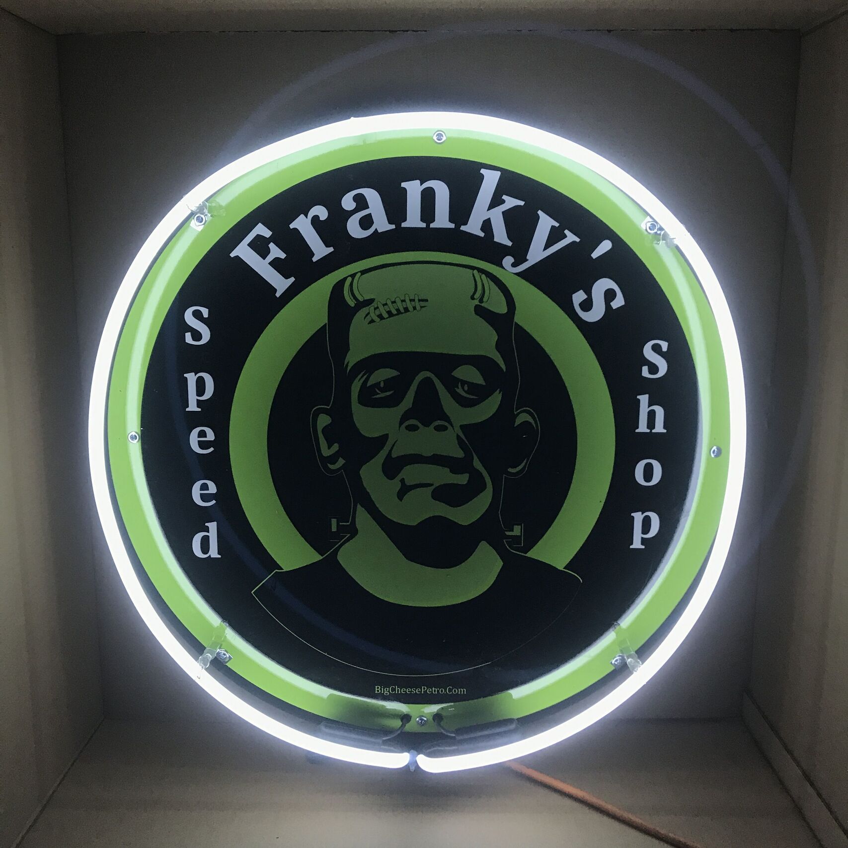 Franky's Neon Sign / Frankenstein Signs / Frankys Speed Shop
