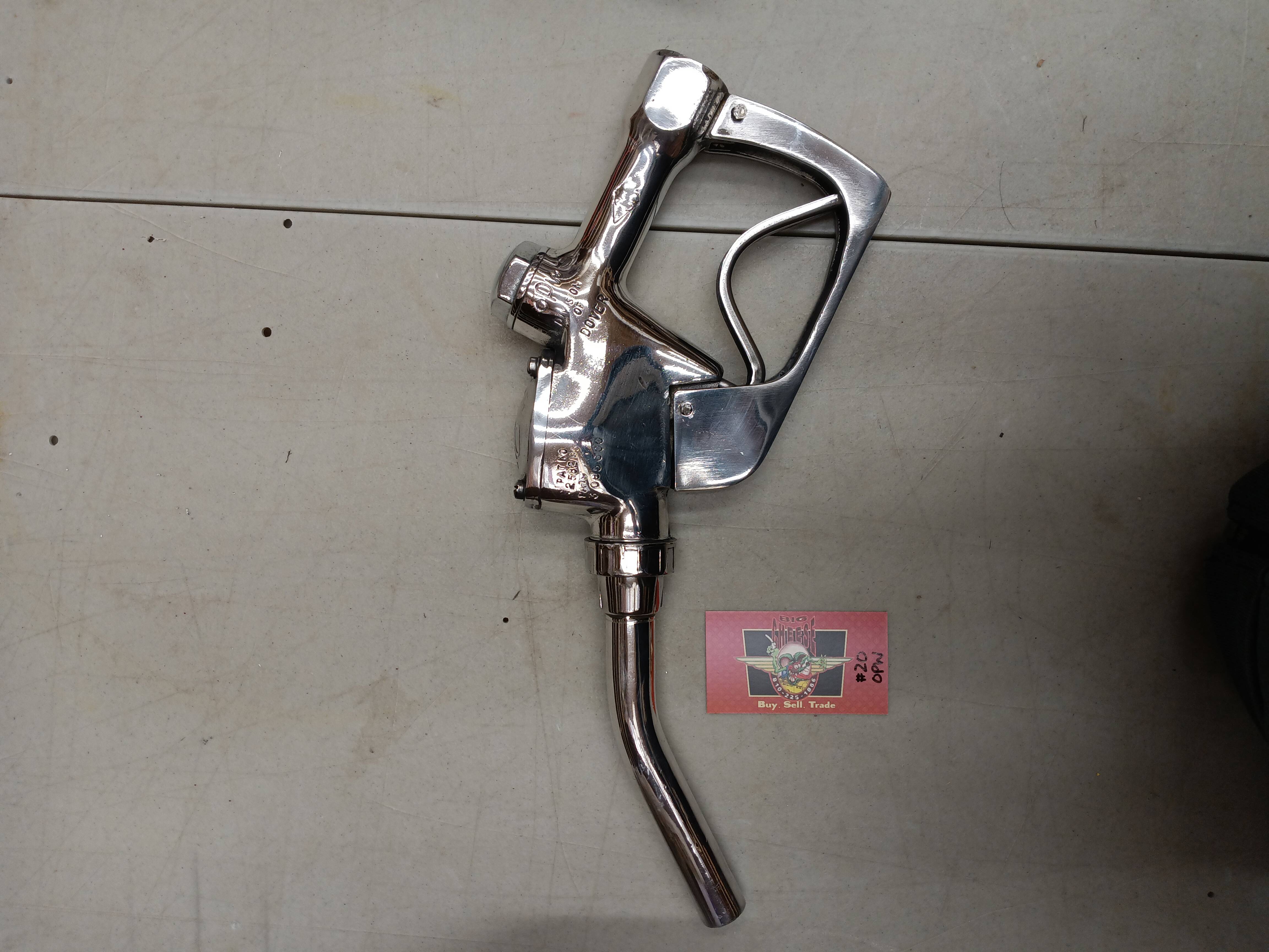 1" OPW GAS PUMP NOZZLE #20 OPW FIL O MATIC PRO BUFFED AND POLISHED PUMP ...