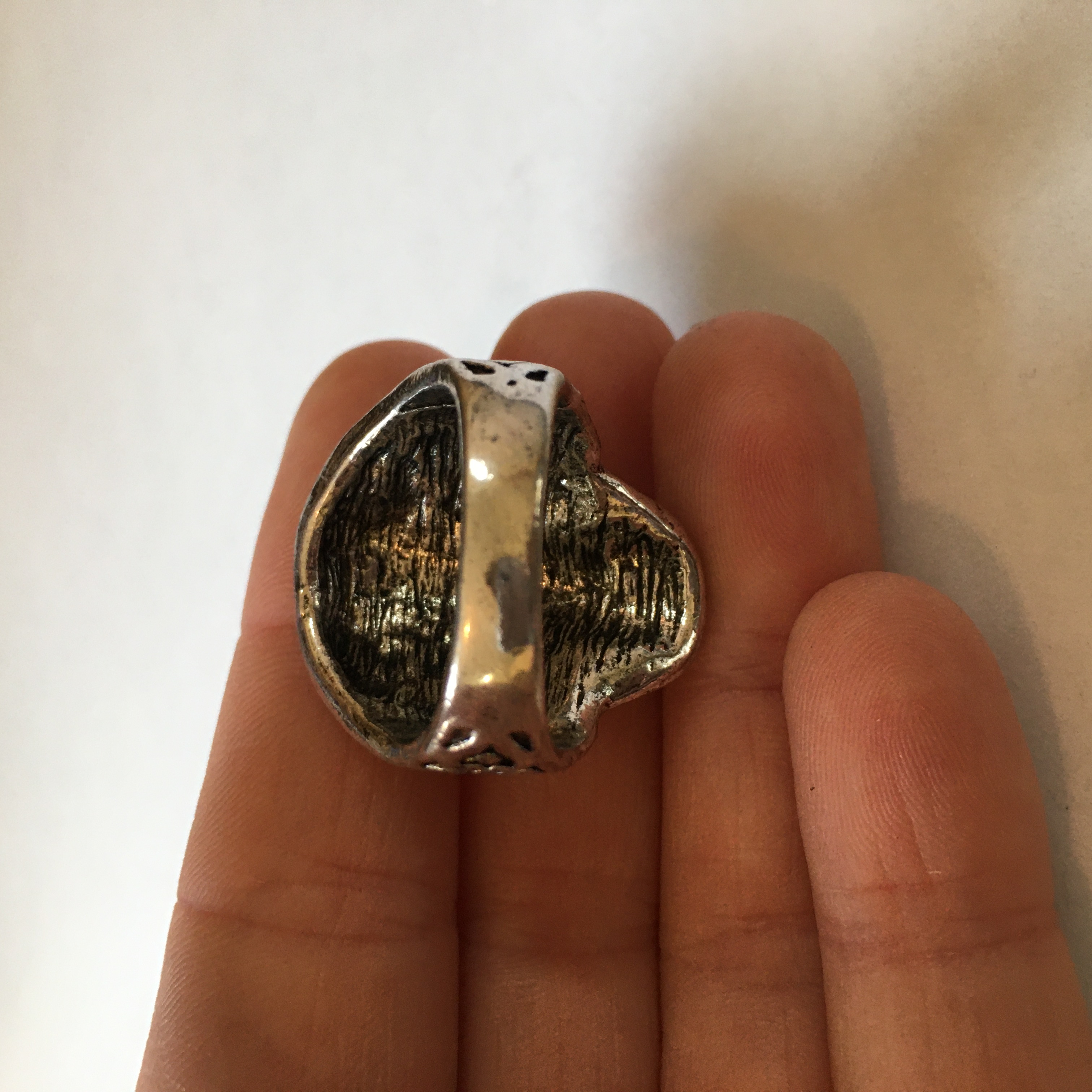 Size 9 Biker Ring 80s Biker Rings Eddie Munson Skull Ring Skull Rings ...