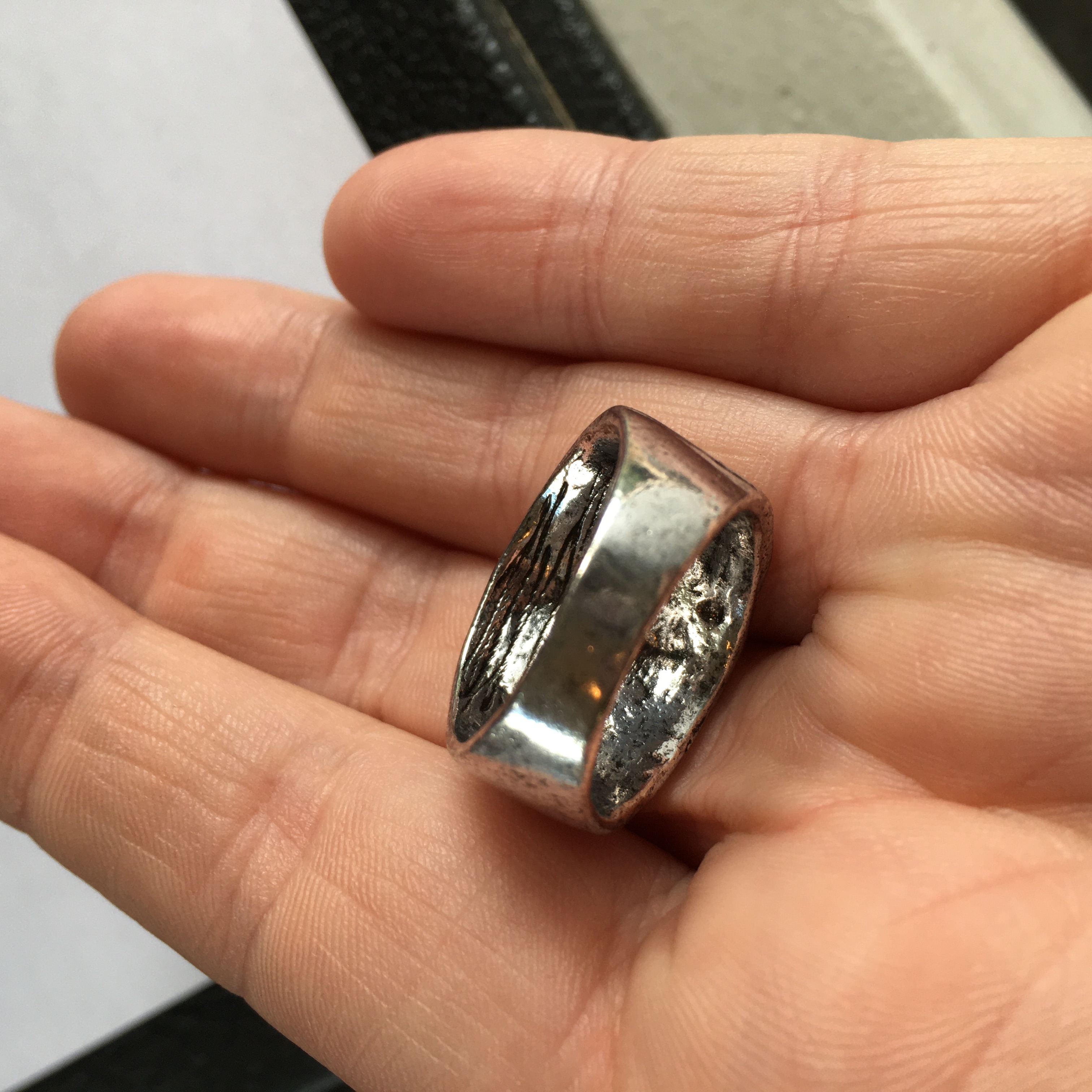 Size 6 3/4 Biker Ring 80s Biker Rings Eddie Munson Skull Ring Skull ...