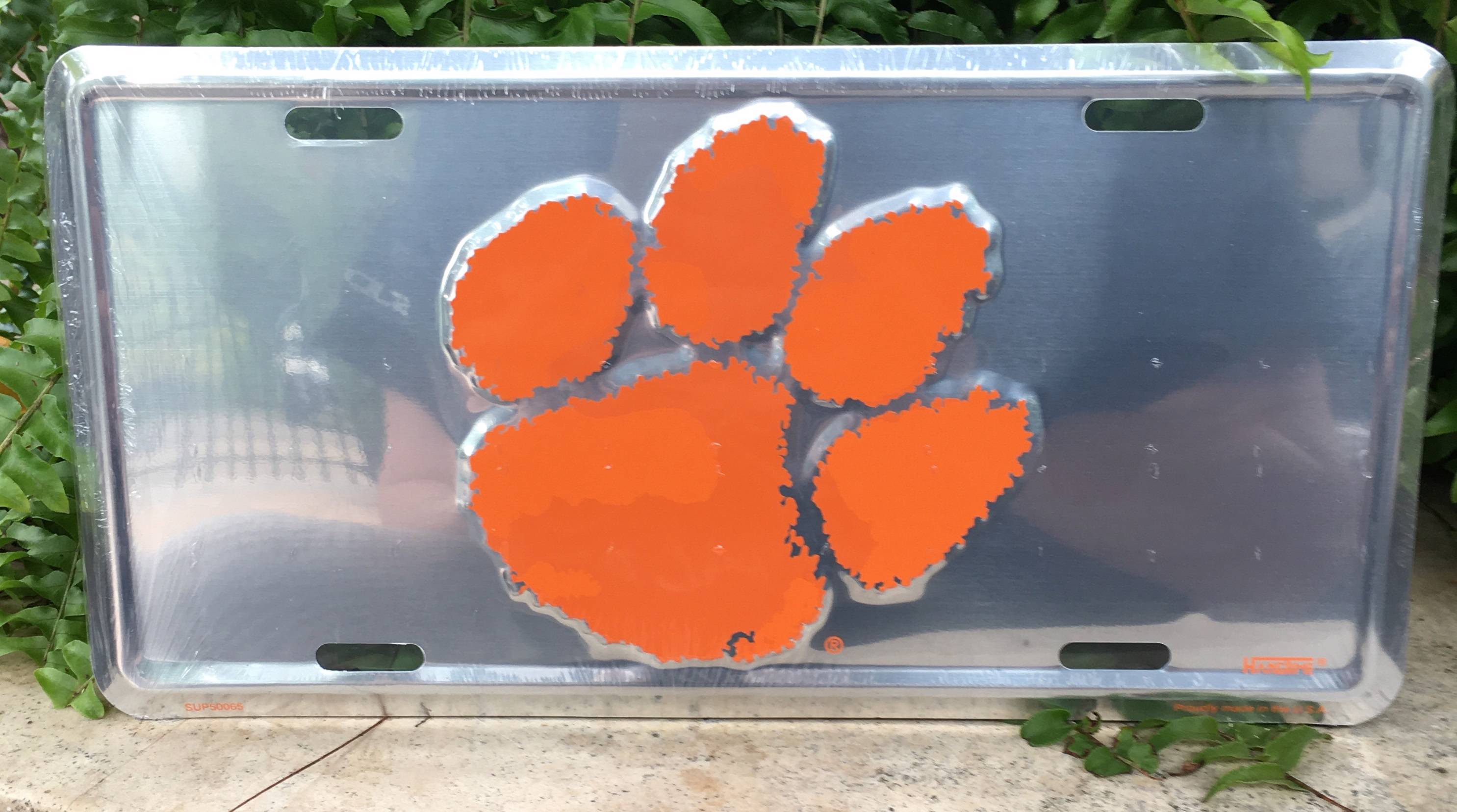 Clemson University License Plate / Clemson Tigers Plates