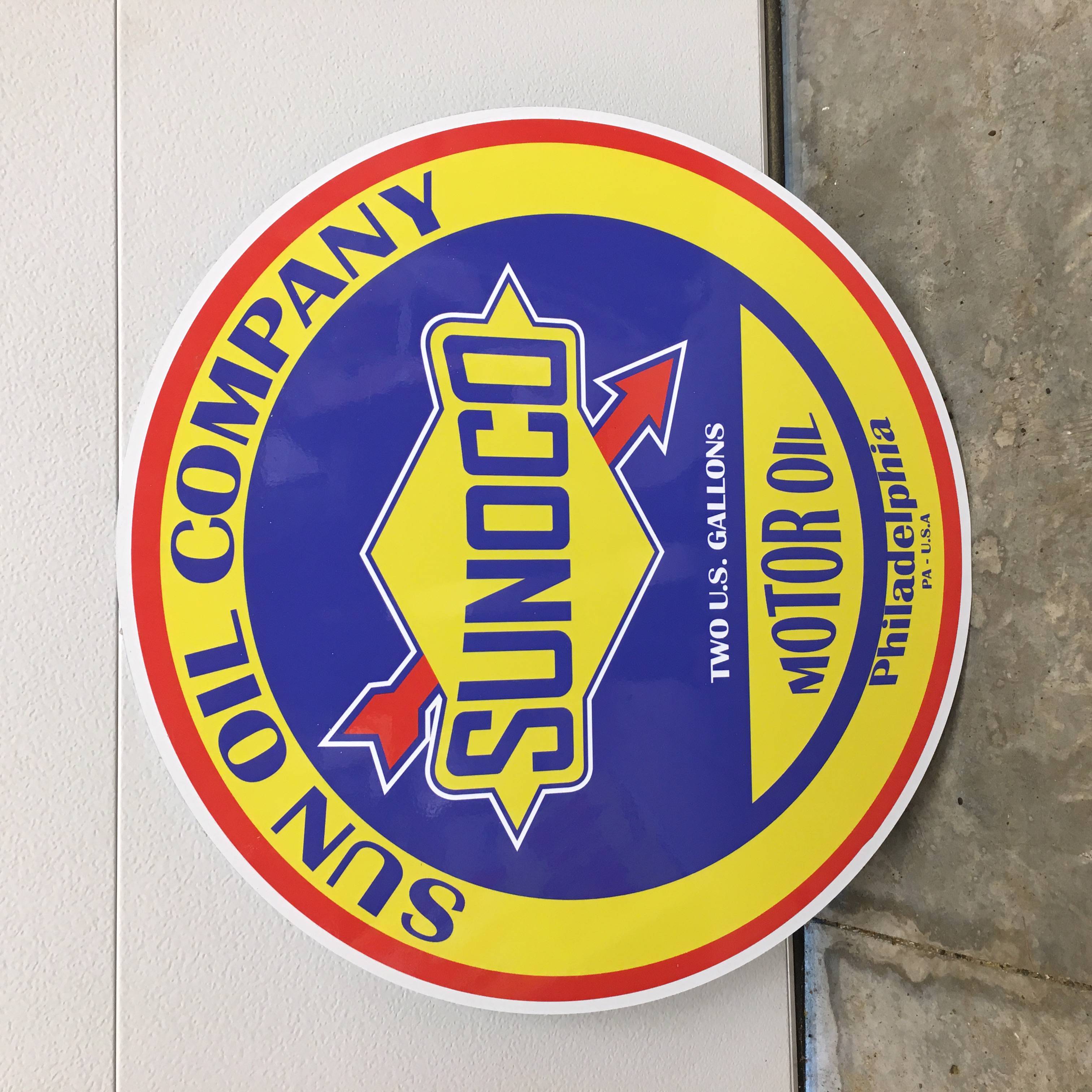 24" SUNOCO SIGN / SUNOCO GAS SIGN / GAS SIGNS