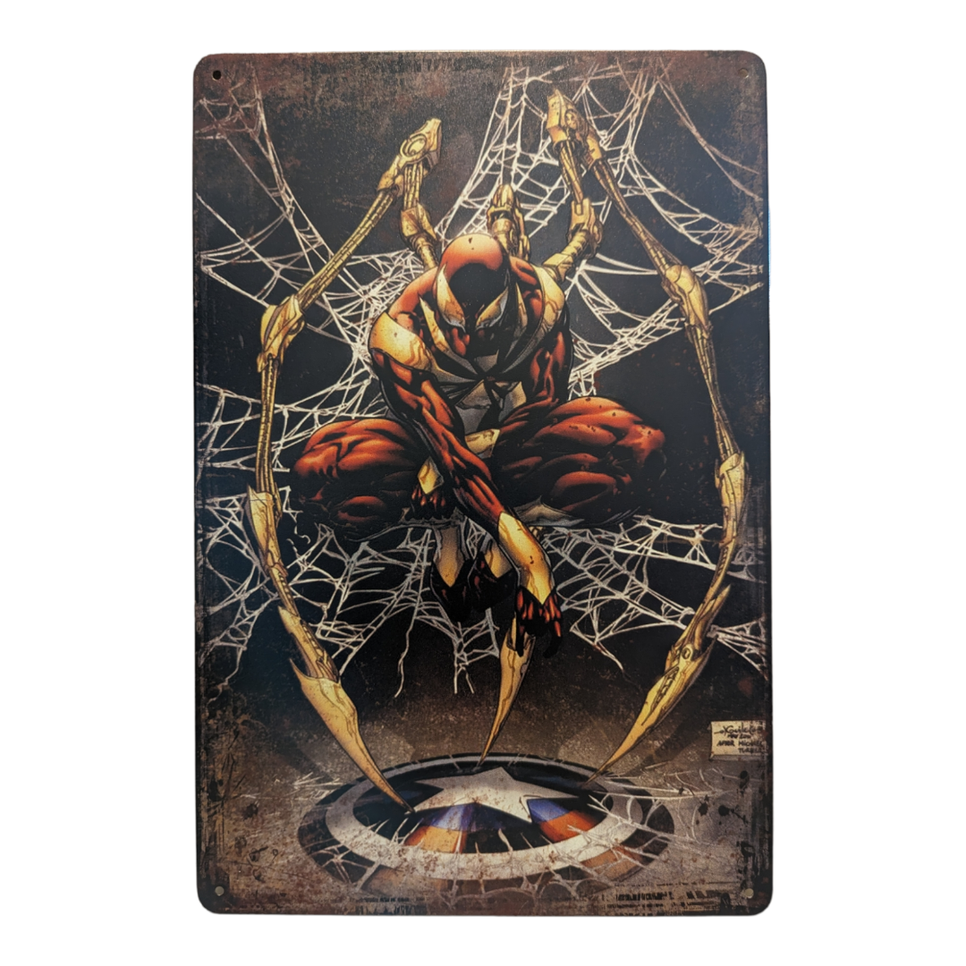 Iron Spider Sign / Spider Man Signs / Marvel Comic Sign