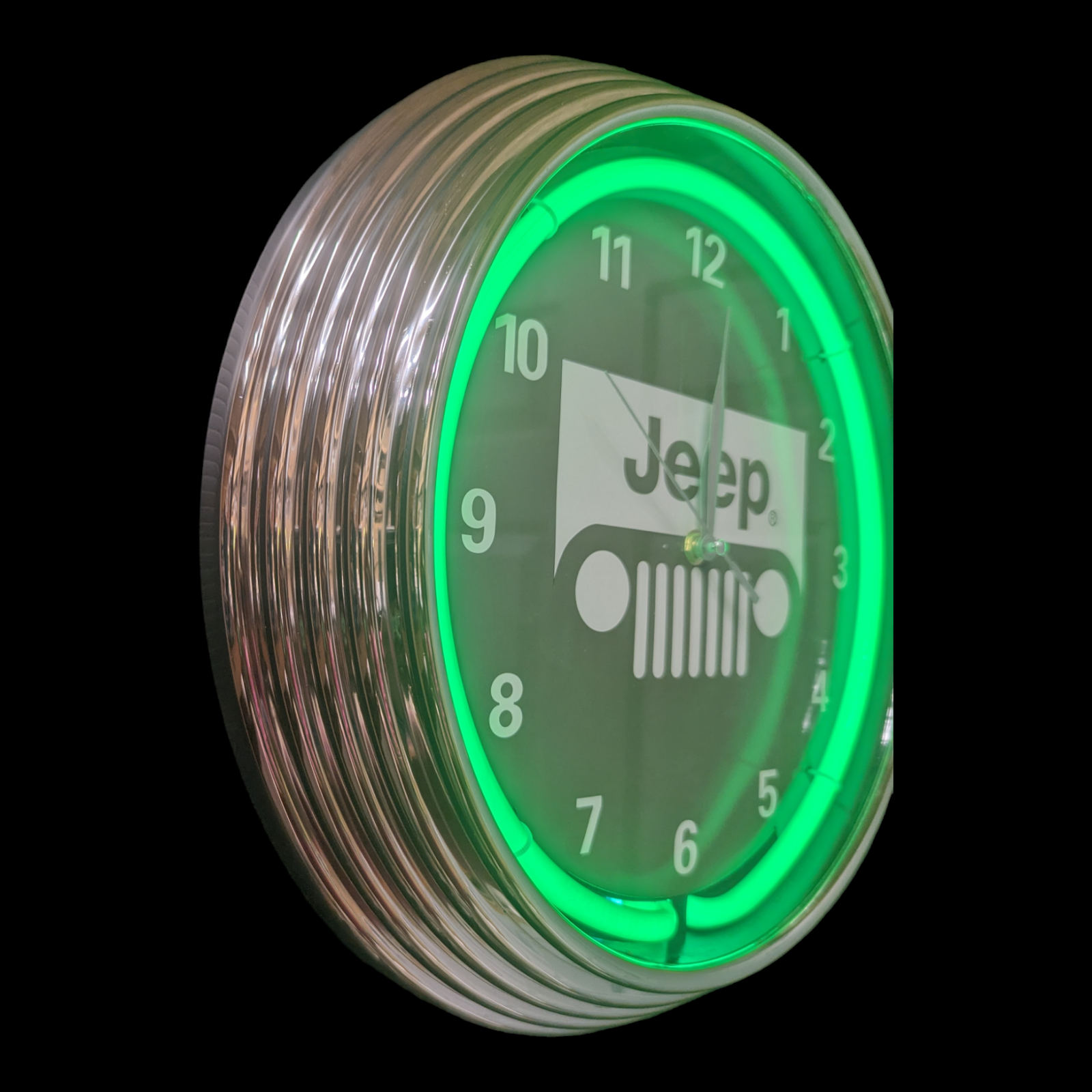 Jeep Neon Clock / Jeep Grill / Jeep Clocks / Neon Clocks