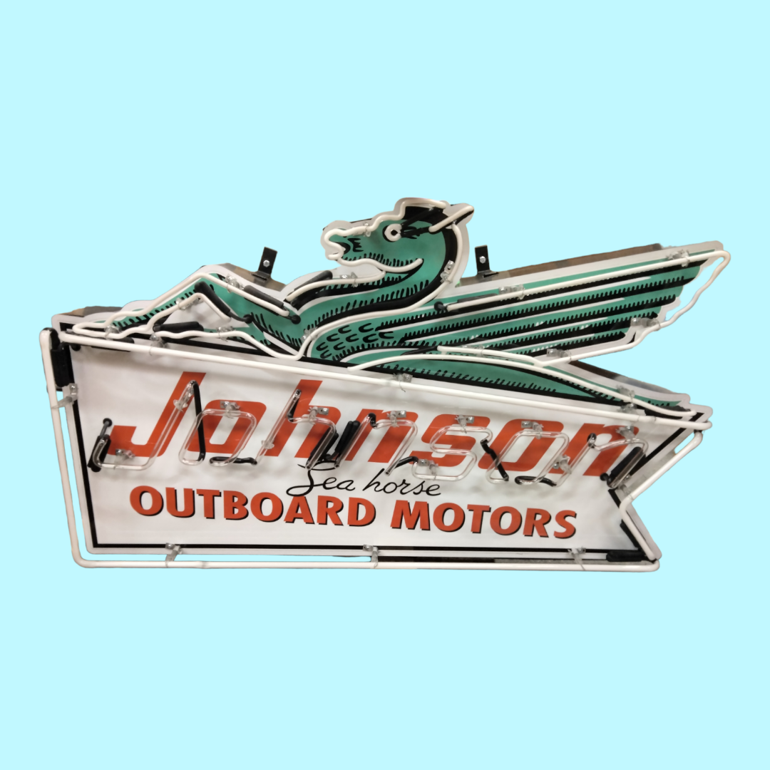 Johnson Outboard Motors Neon SIgn / Johnson Sea Horse Neon SIgns