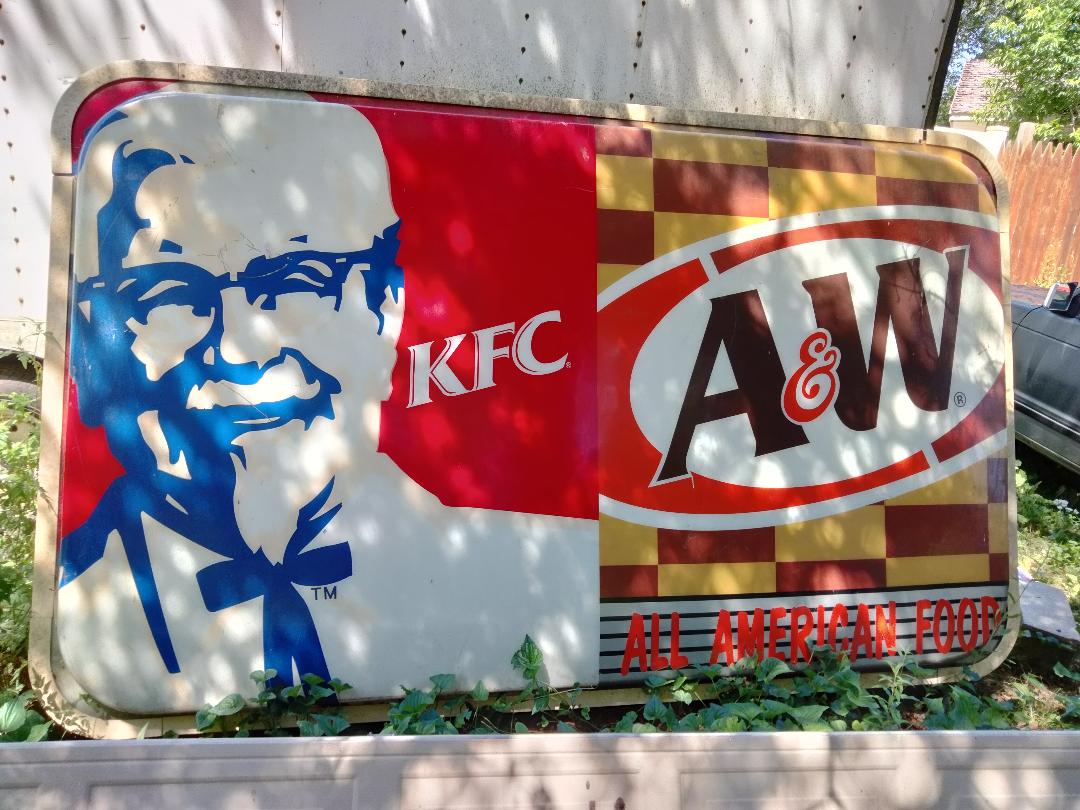 KFC A&W Signs / Restaurant Diner Sign / Fast Food