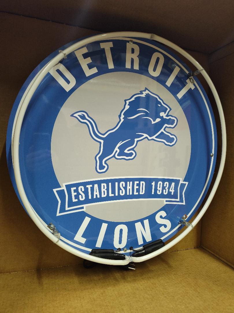 Detroit Lions Neon Sign / Lions Football Signs