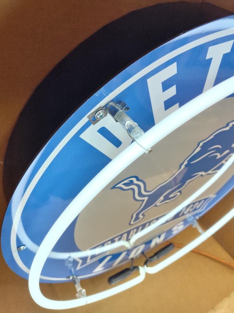 Detroit Lions Neon Sign / Lions Football Signs
