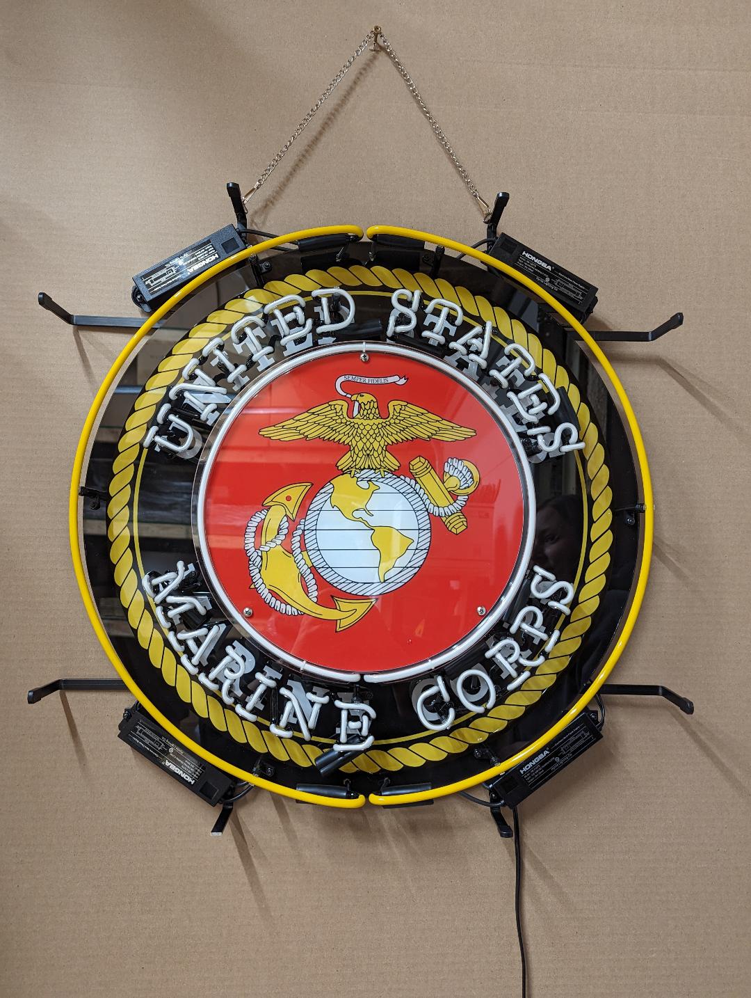 United States Marine Corp Neon Sign / Marine Neon Signs / United States ...