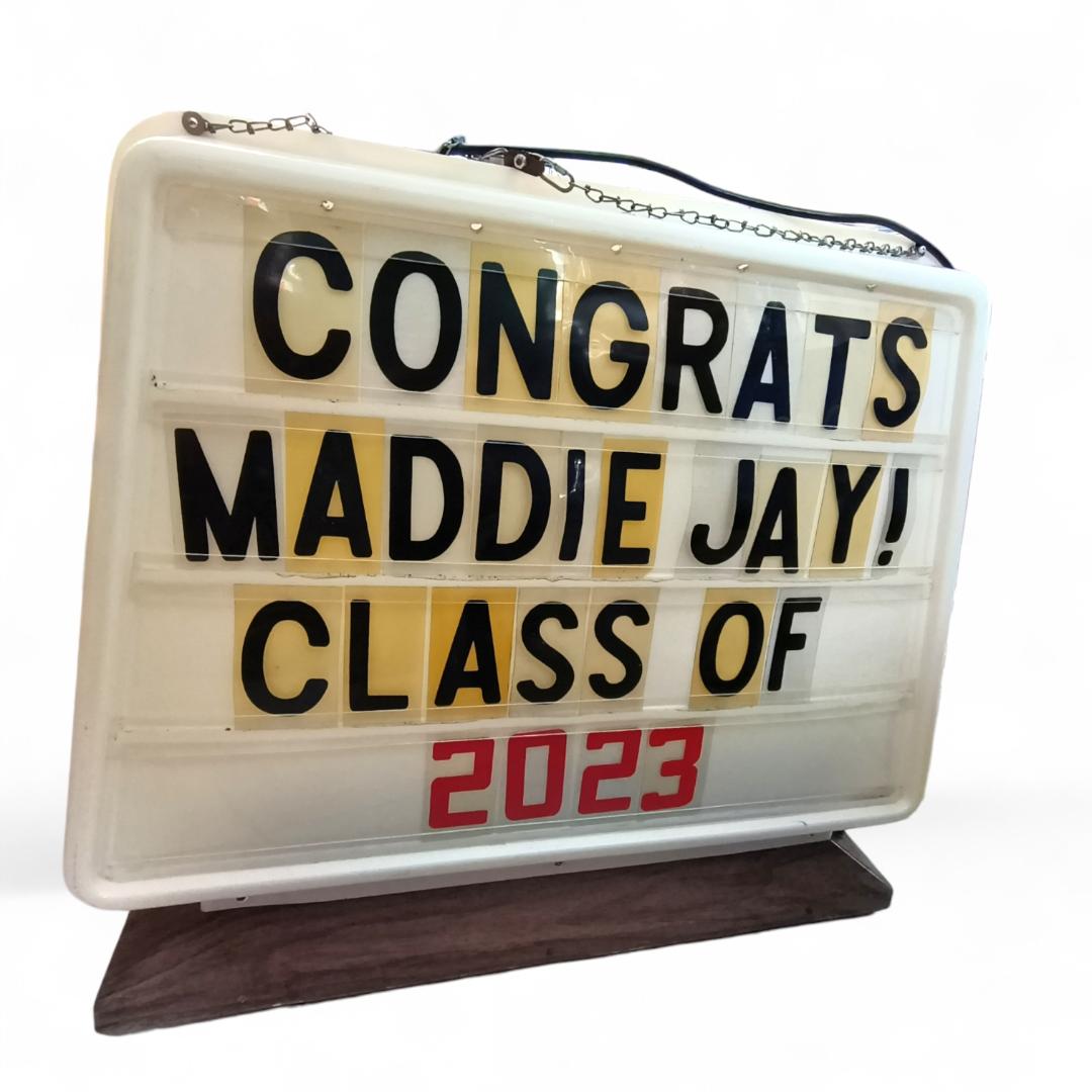 Marquee Ground Lettering Sign / Vintage Advertising Signs / Diner ...