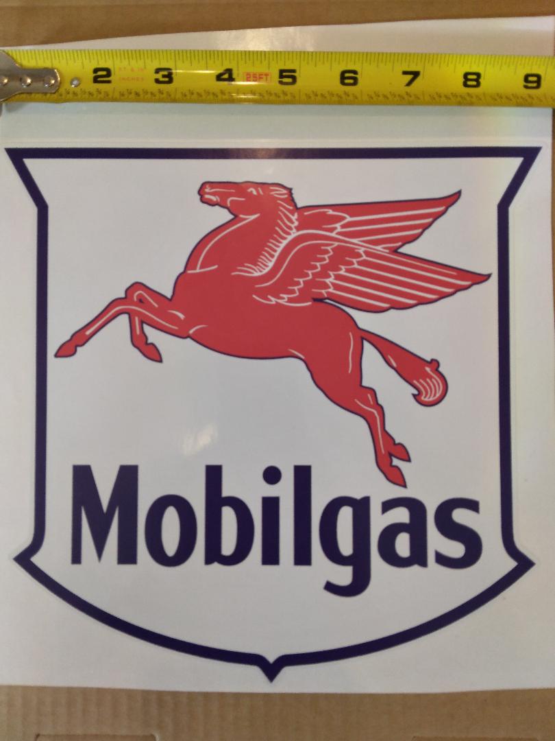Mobilgas Decal / Petro Decals / Mobilgas Stickers