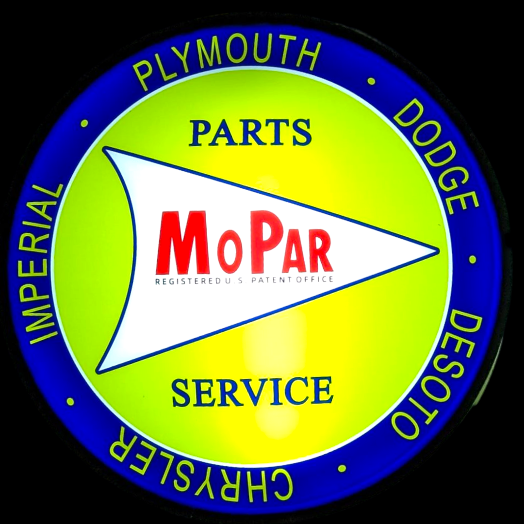 Mopar LED Rotating Sign / Mopar Sales And Services Sign