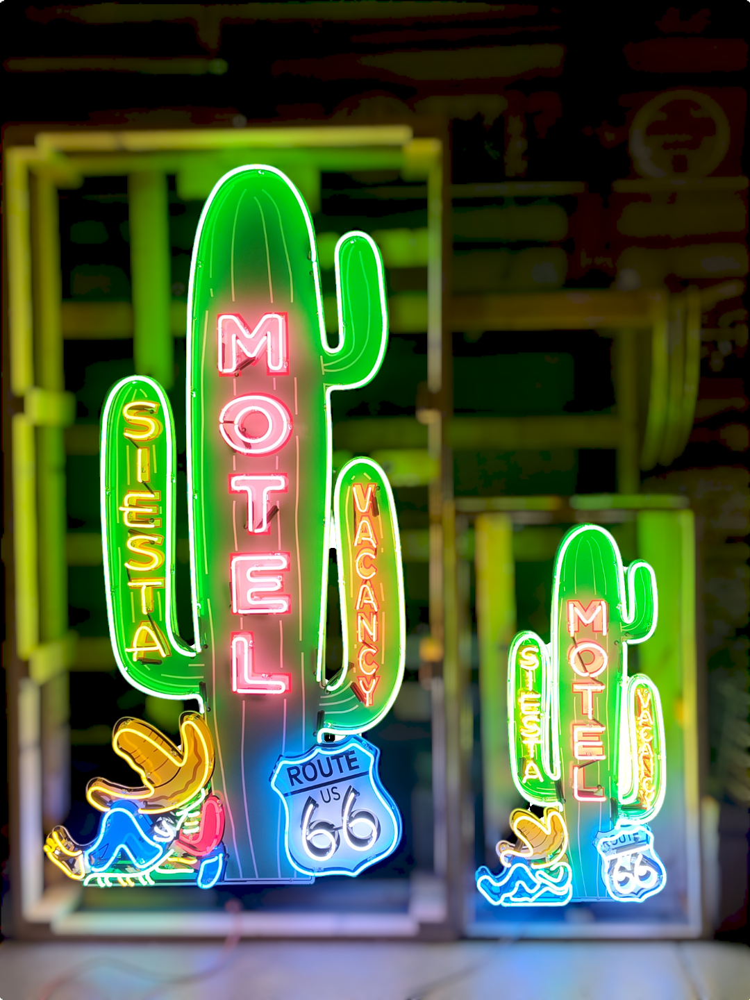 Motel Siesta Neon Sign