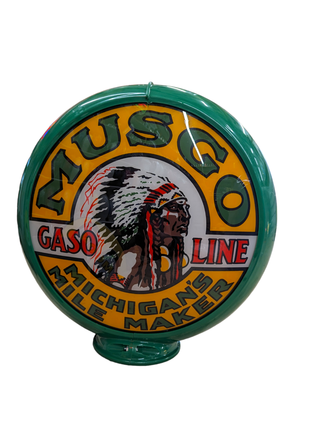 Musgo Gasoline Gas Pump Globe / Globes For Gas Pumps