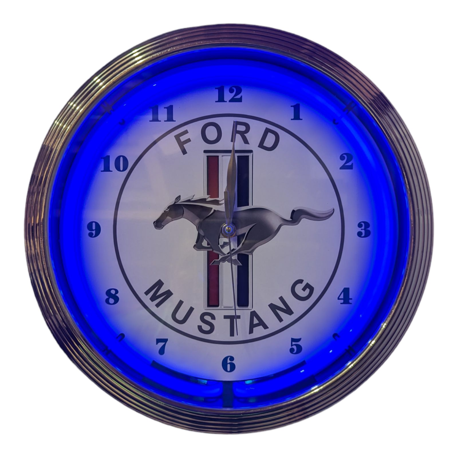 Ford Mustang Neon Clock / Ford Clocks / Mustang Neon Clocks