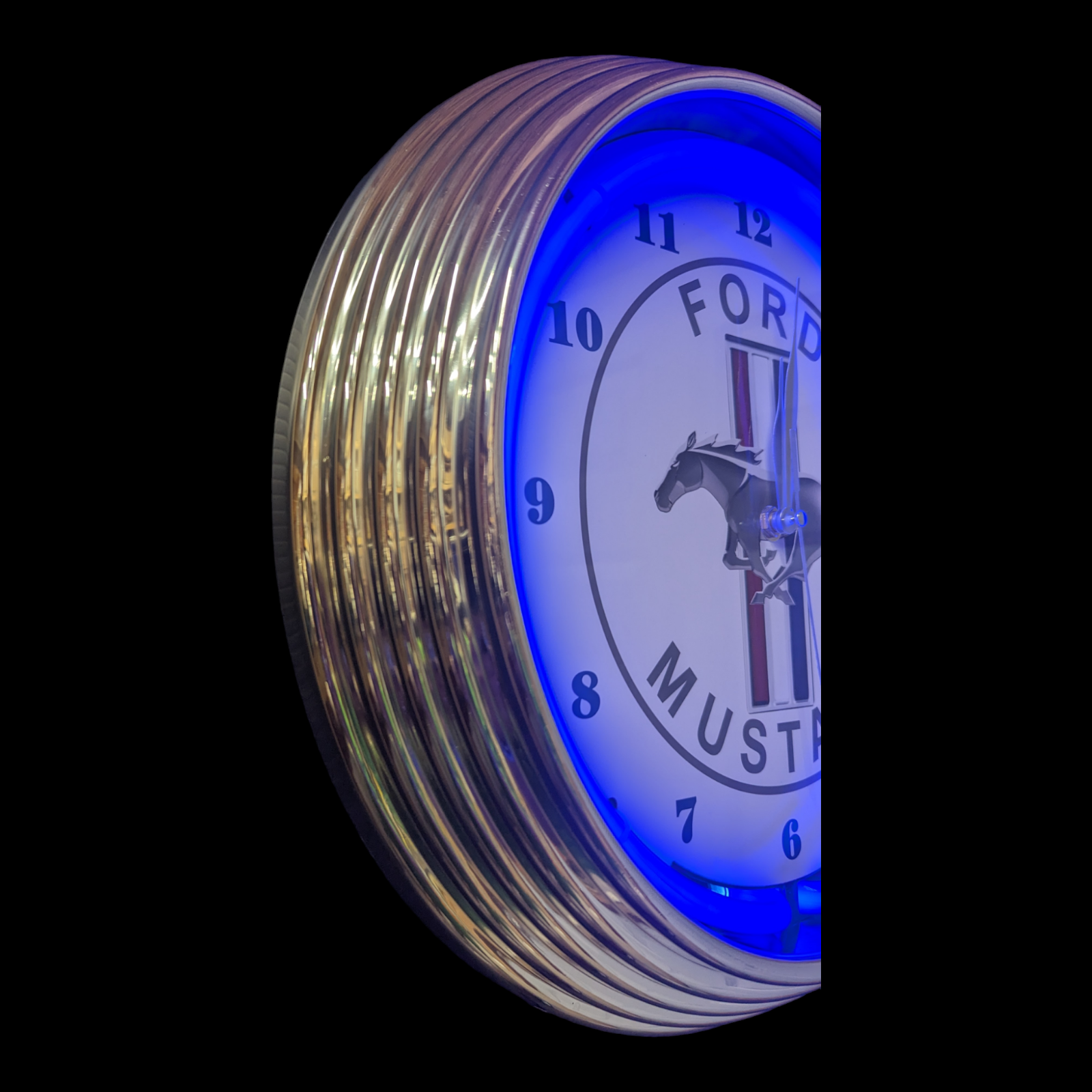 Ford Mustang Neon Clock / Ford Clocks / Mustang Neon Clocks