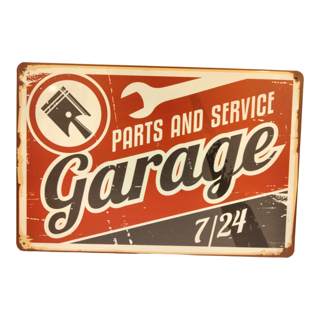 Parts And Service Garage Sign / Mechanic Signs / Garage Sign