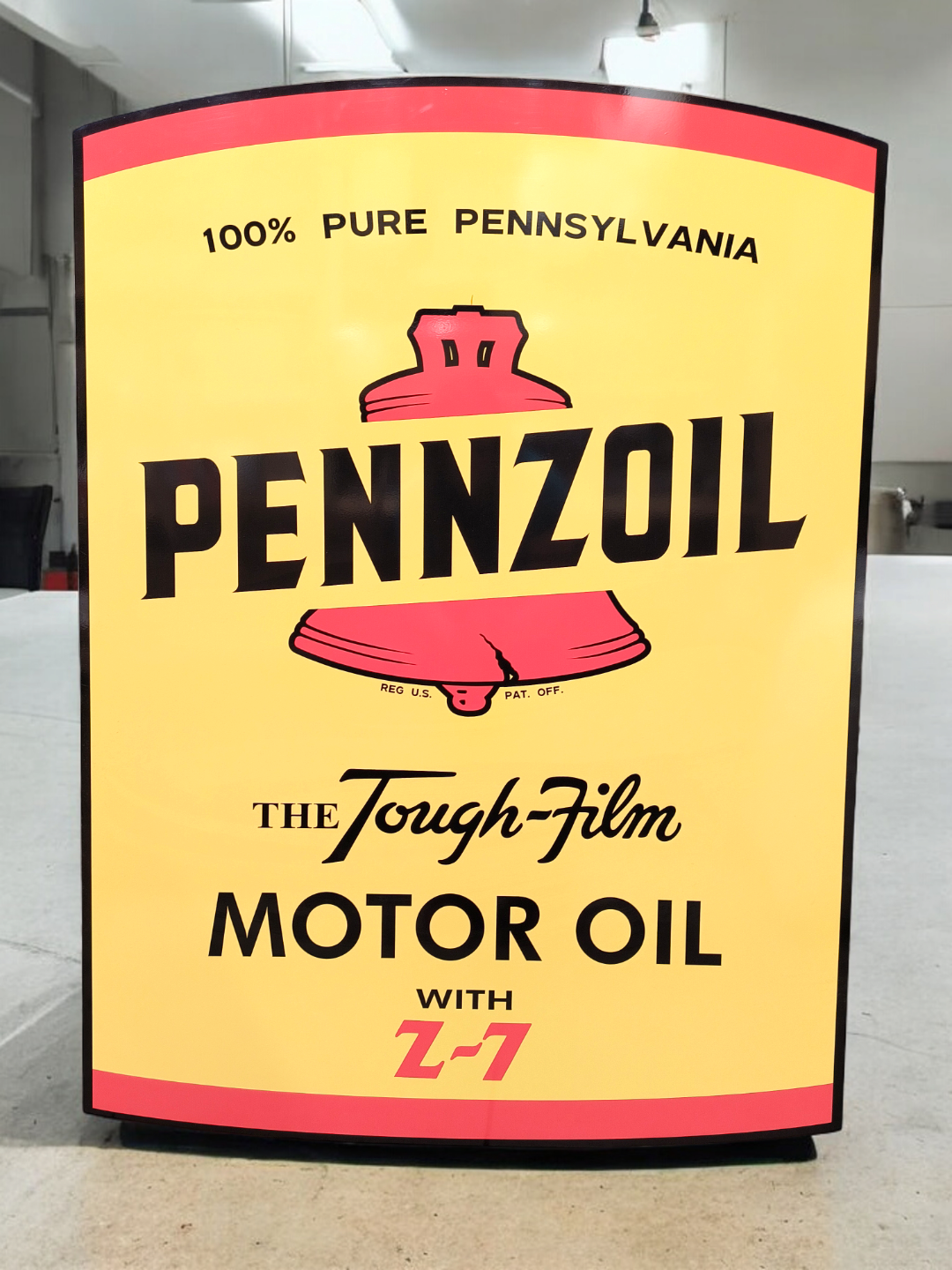 45" Pennzoil Sign / Pennzoil Oil Signs for Garage Mechanic Shop