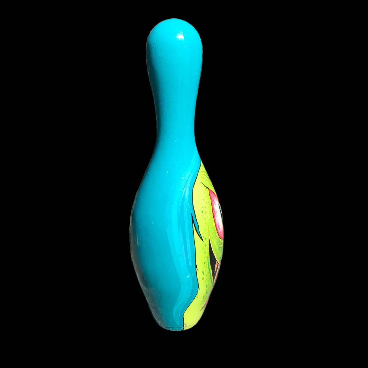 Unique Art Decor Original Hand Painted Bowling Pin Stacy Karnes Art ...