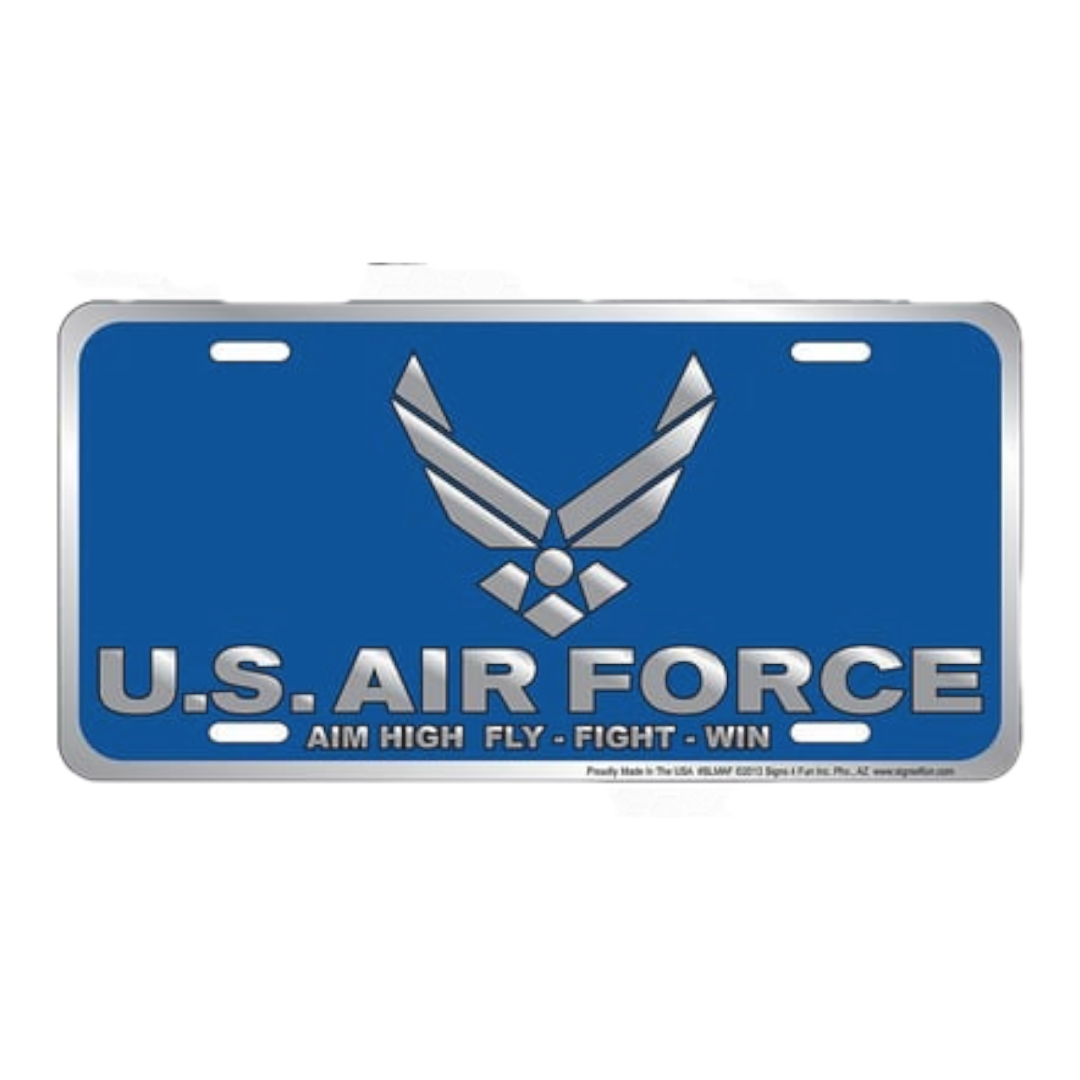 USAF Signs / United States Air Force / Vanity Plate / Licensed Air ...