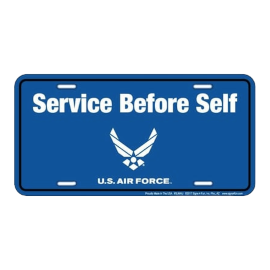 USAF Signs / United States Air Force / Vanity Plate / Licensed Air ...