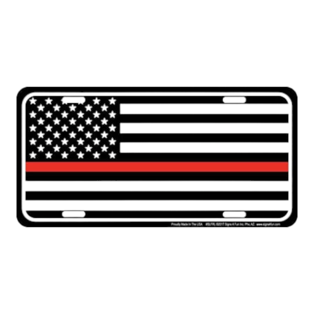 Fire Service License Plate / Firemen Vanity Plates