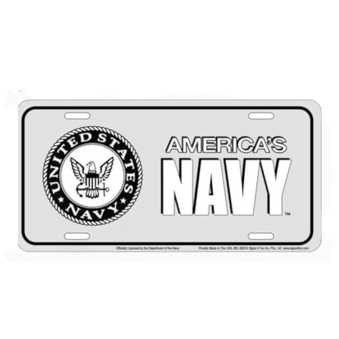 Vanity Plate / US Navy Signs / Licensed United States Navy / America’s ...