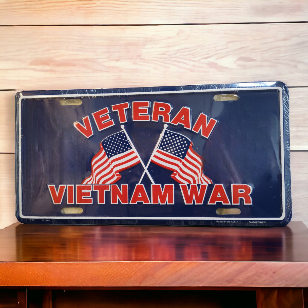 Vietnam War Veteran / Vanity Plate / Vietnam War Veteran Sign / Gifts ...