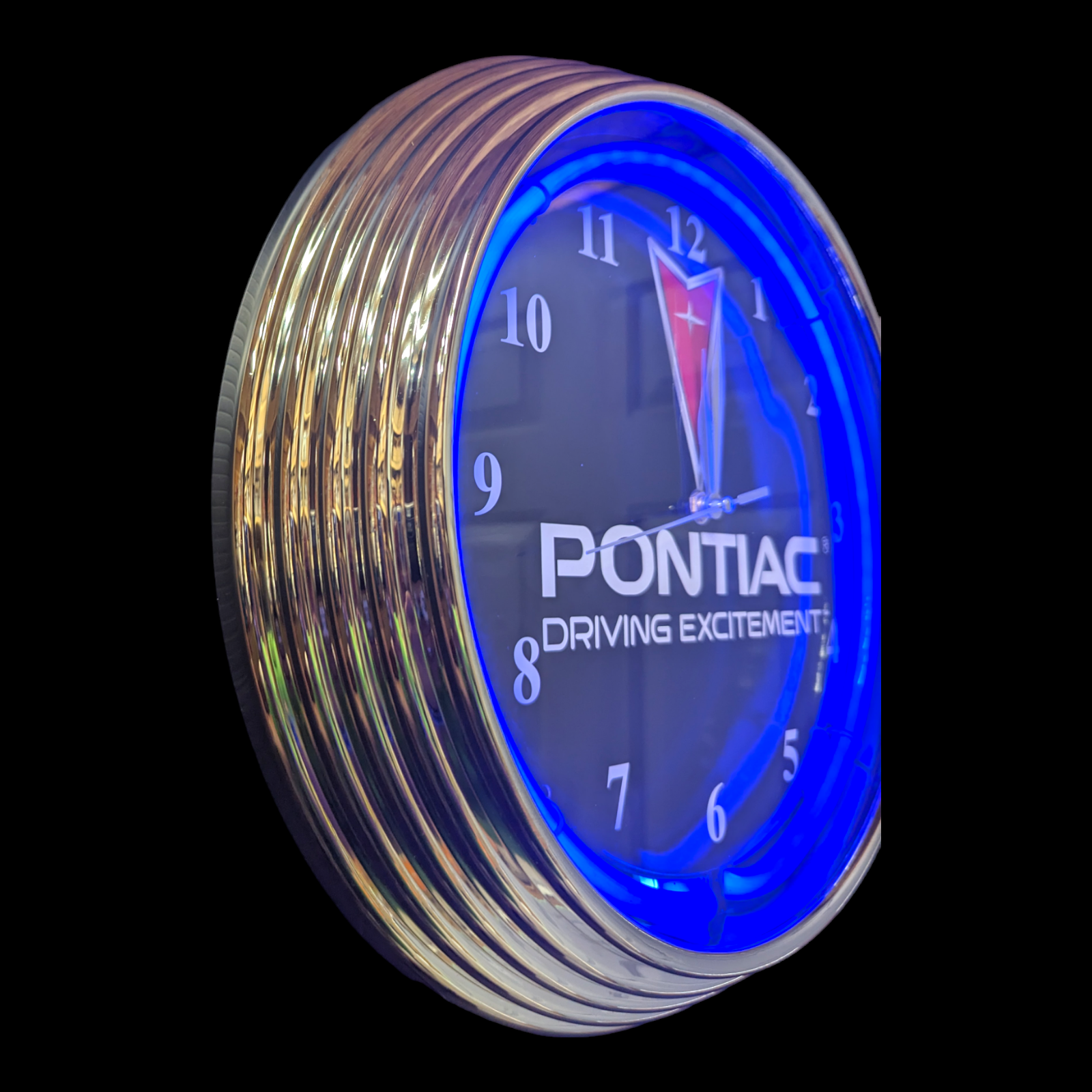 Pontiac Neon Clock / General Motors Clocks / Garage Neon Clocks