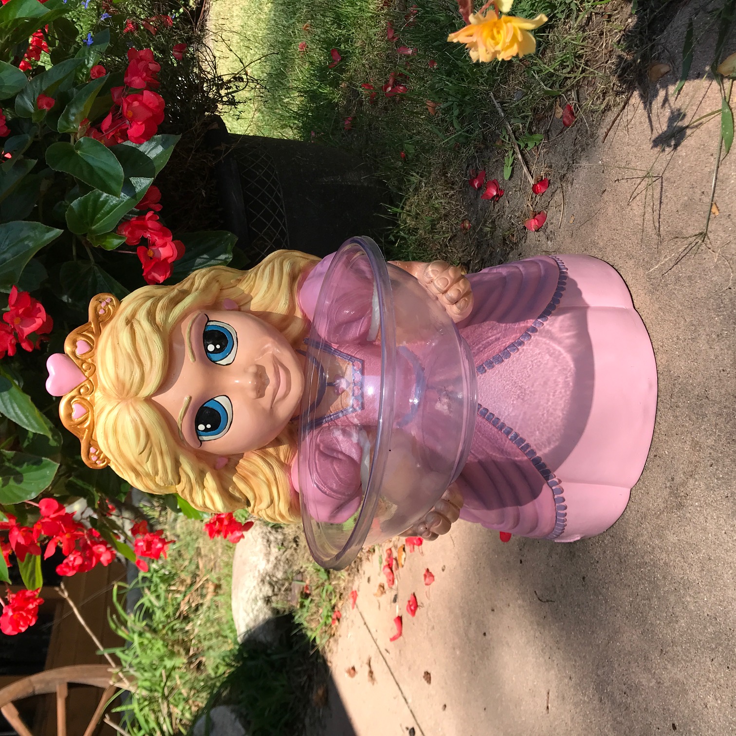 Princess Statues Kids Room Decor Trick or Treat Candy Bowl Holders ...