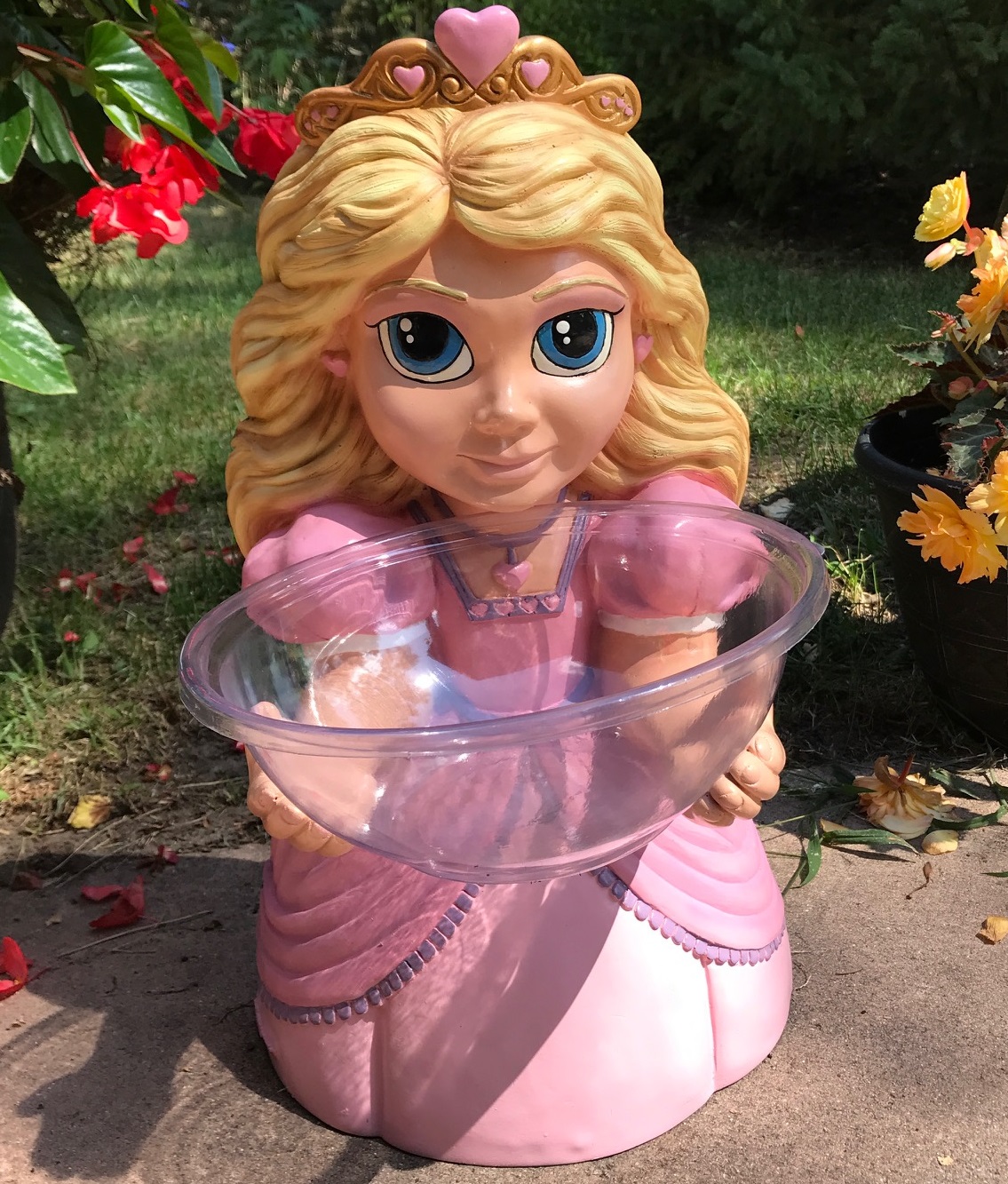 Princess Statues Kids Room Decor Trick or Treat Candy Bowl Holders ...