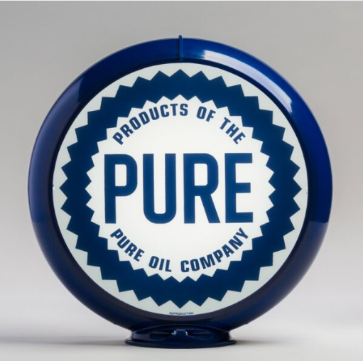 Pure Oil Gas Pump Globe / Pure Gas Pump Globe / Pure Gas Pump Globes ...