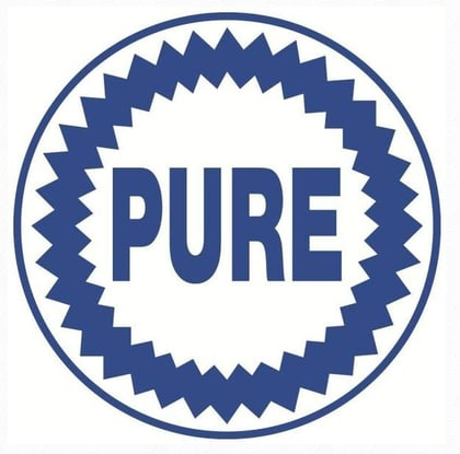 Pure Gasoline Signs / Pure Motor Oil / Gas and Oil / Petro / Garage ...