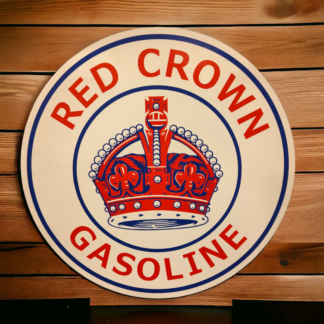 Red Crown Gasoline Decal / Red Crown Decals