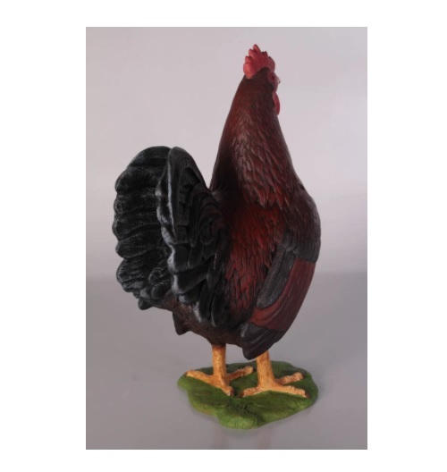 Life Size Rooster Statue / Chicken Farm Life Statues