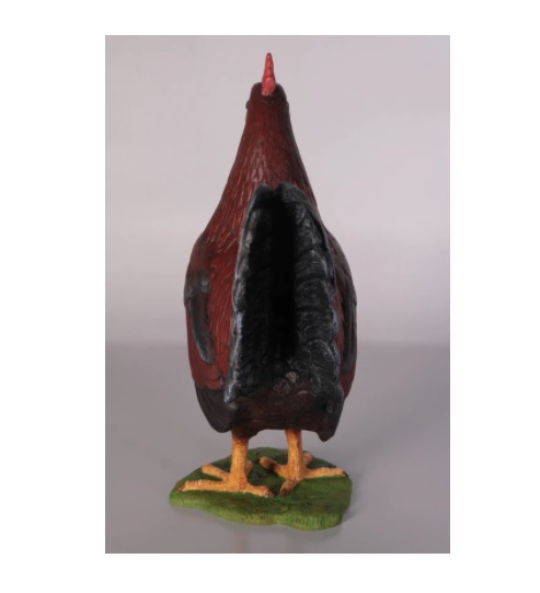 Life Size Rooster Statue / Chicken Farm Life Statues