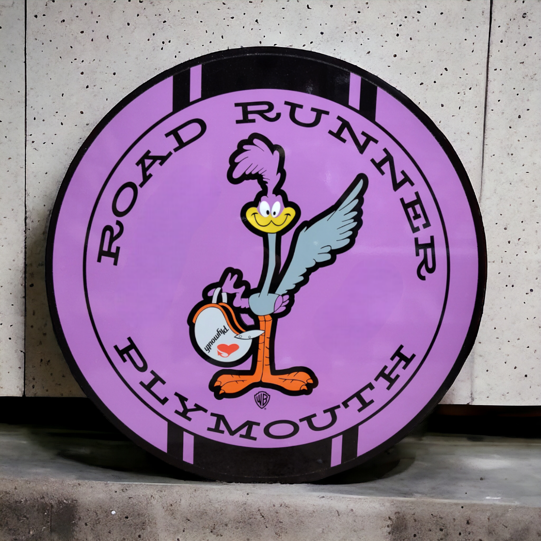 Plymouth Road Runner Sign / Classic Car Signs