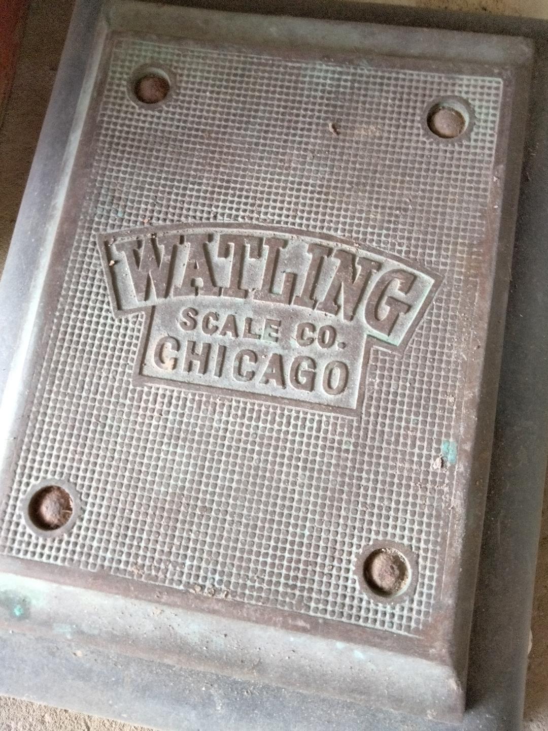 Vintage Coin Operated Watling Scale / Weighing Scale