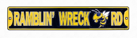 Georgia Tech Signs / Ramblin Wreck Road Street Sign / Street Signs ...
