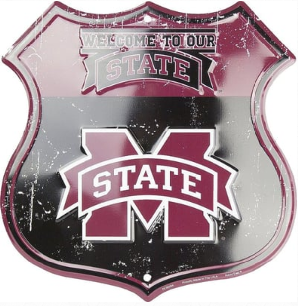 Mississippi State Bulldogs / MSU Bulldogs Sign / Licensed College Signs ...