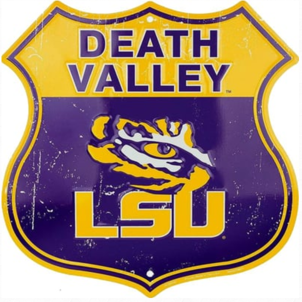 LSU Tigers / Louisiana State University Tigers Sign / Death Valley ...