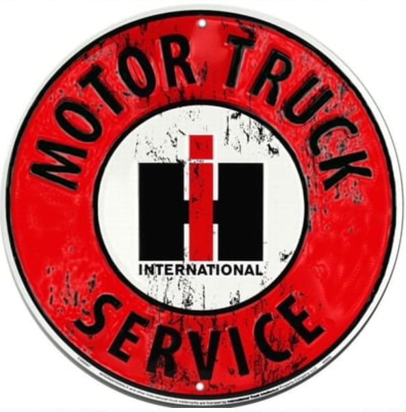 International Motor Truck Service Sign / International Truck / Garage ...